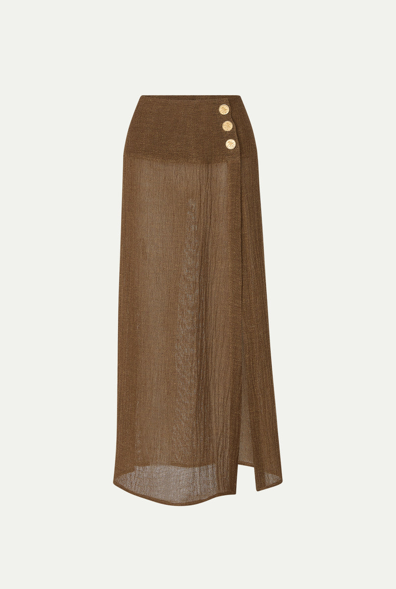 HAIFA linen skirt ( solid color version) – Le Kasha